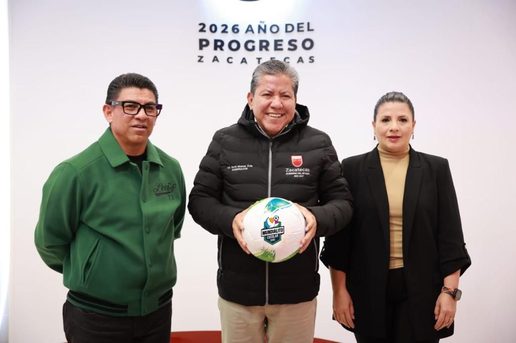 Invita Gobernador David Monreal a Mundialito Escolar 2026, que espera ...